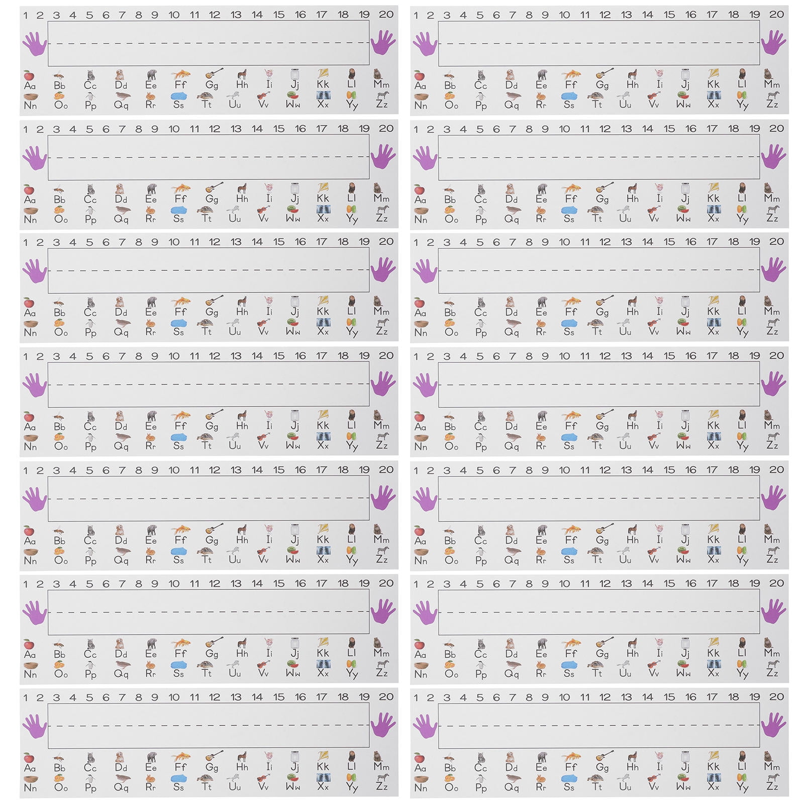 FUEENIRVA 120Pcs Vinyl Labels Spanish Name Plates for Desks Classroom ...