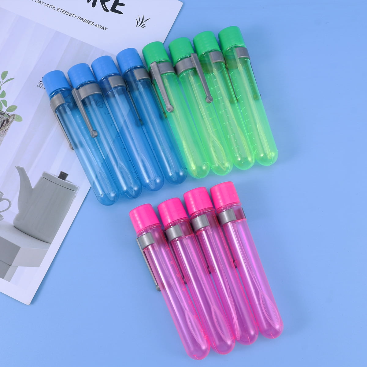 FUEENIRVA Bubble Wands Set Bubble Wand Assorted Color Novelty Gifts ...