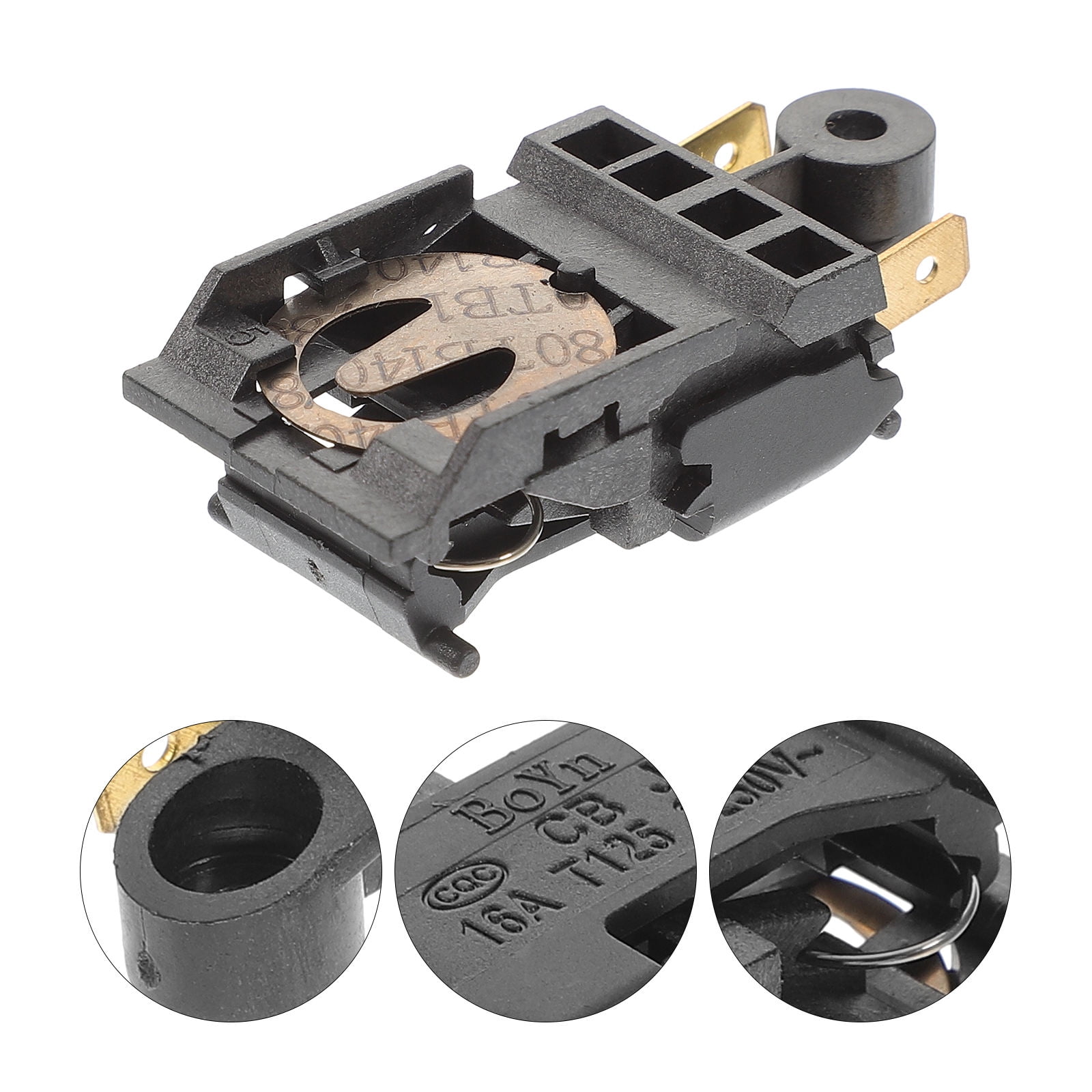 FUEENIRVA 12Pcs Black Thermostat Set for Home Heating Temperature ...