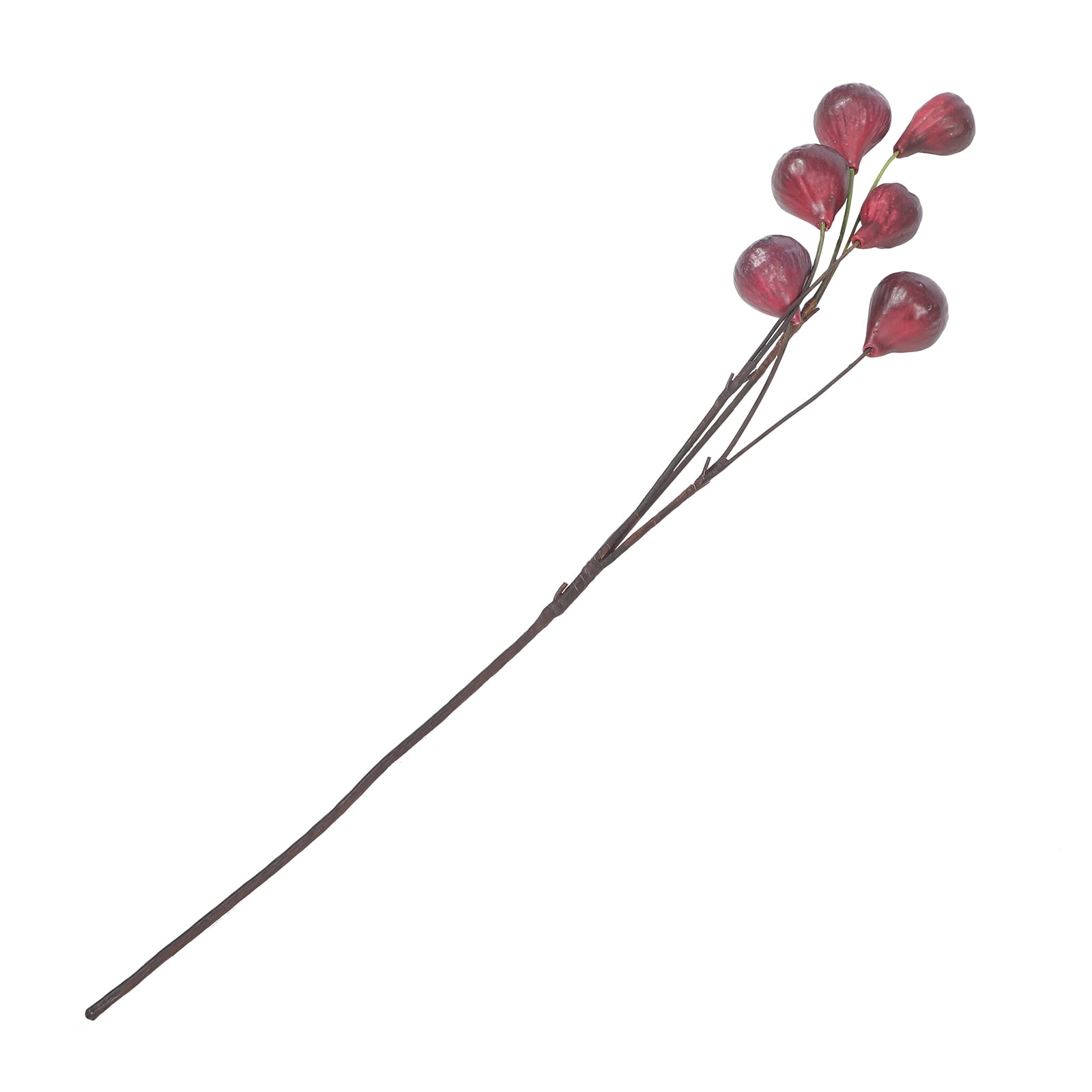 FUEENIRVA Realistic Fake Fruit Simulated Fig Fruit Iron Wire Plastic ...