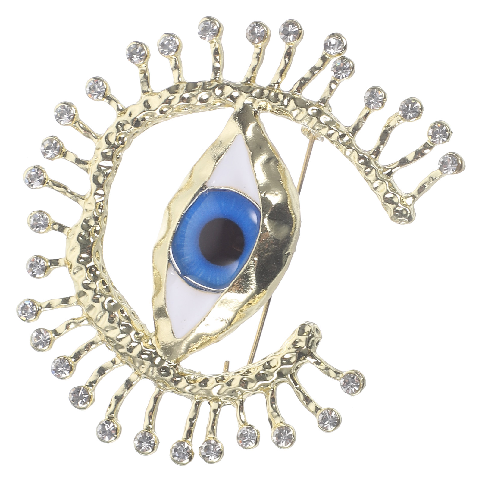 FUEENIRVA 1Pack Metal Angel Eye and Devil Retro Brooch Pin for Women ...