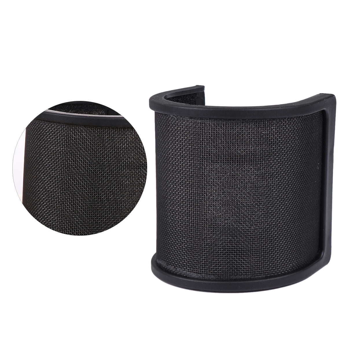 FUEENIRVA U Shaped Mic Cover Microphone Protector Plastic Windproof ...