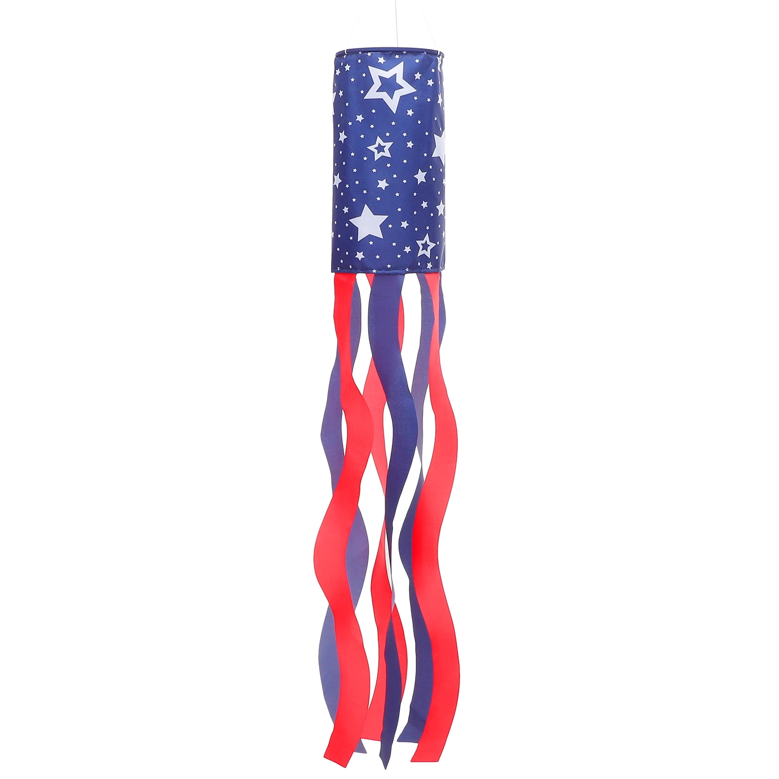 FUEENIRVA Patriotic American Flag Windsocks Outdoor Decorative Flag ...