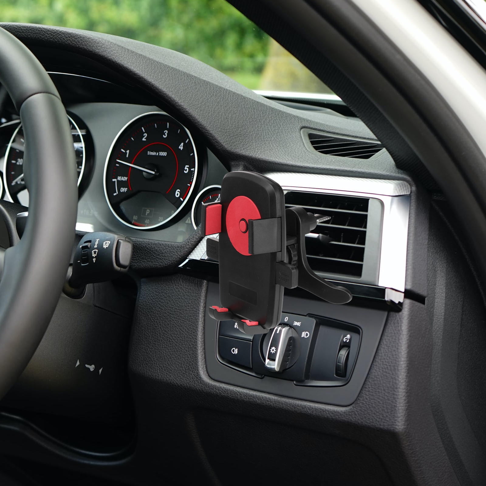 FUEENIRVA 1Pack Red Car Windscreen Phone Holder for Secure Mounting and ...