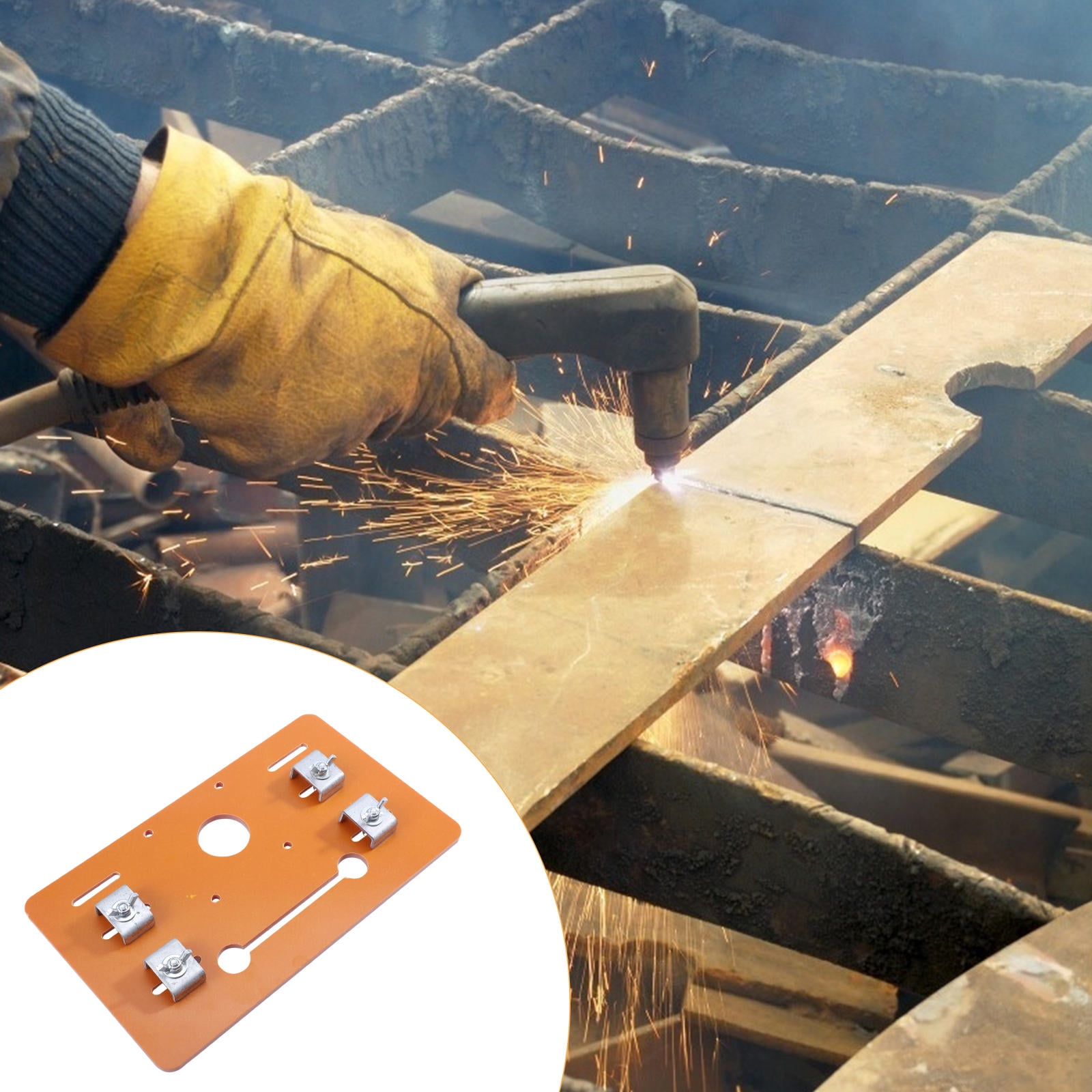 FUEENIRVA Scraping Machine Plates Cutting Machine Bottom Plate Brown ...