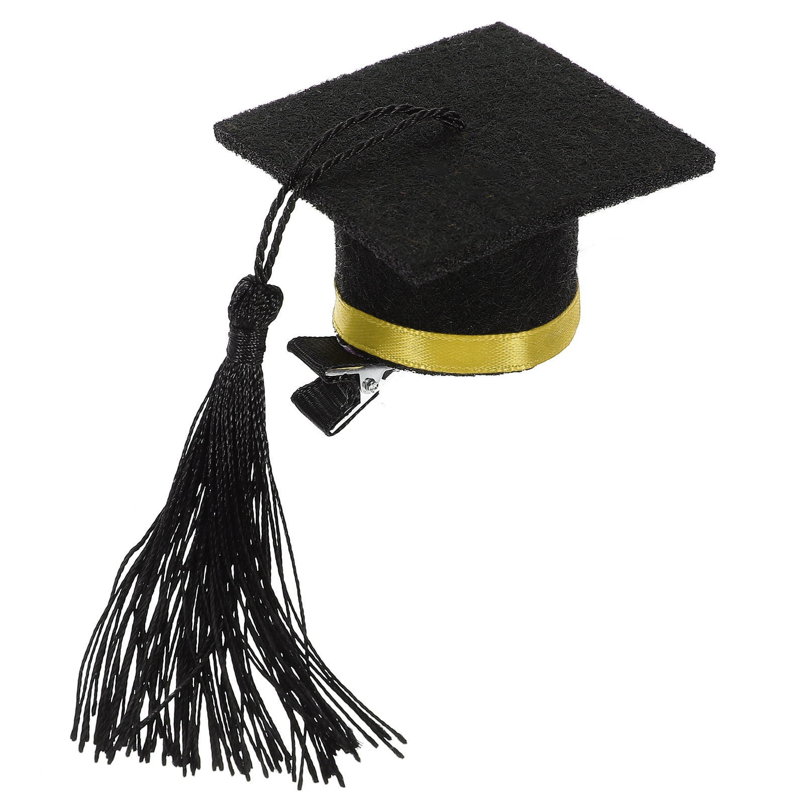 FUEENIRVA 1Pcs Graduation Hat Hair Accessories Mini Hat Shaped Felt ...