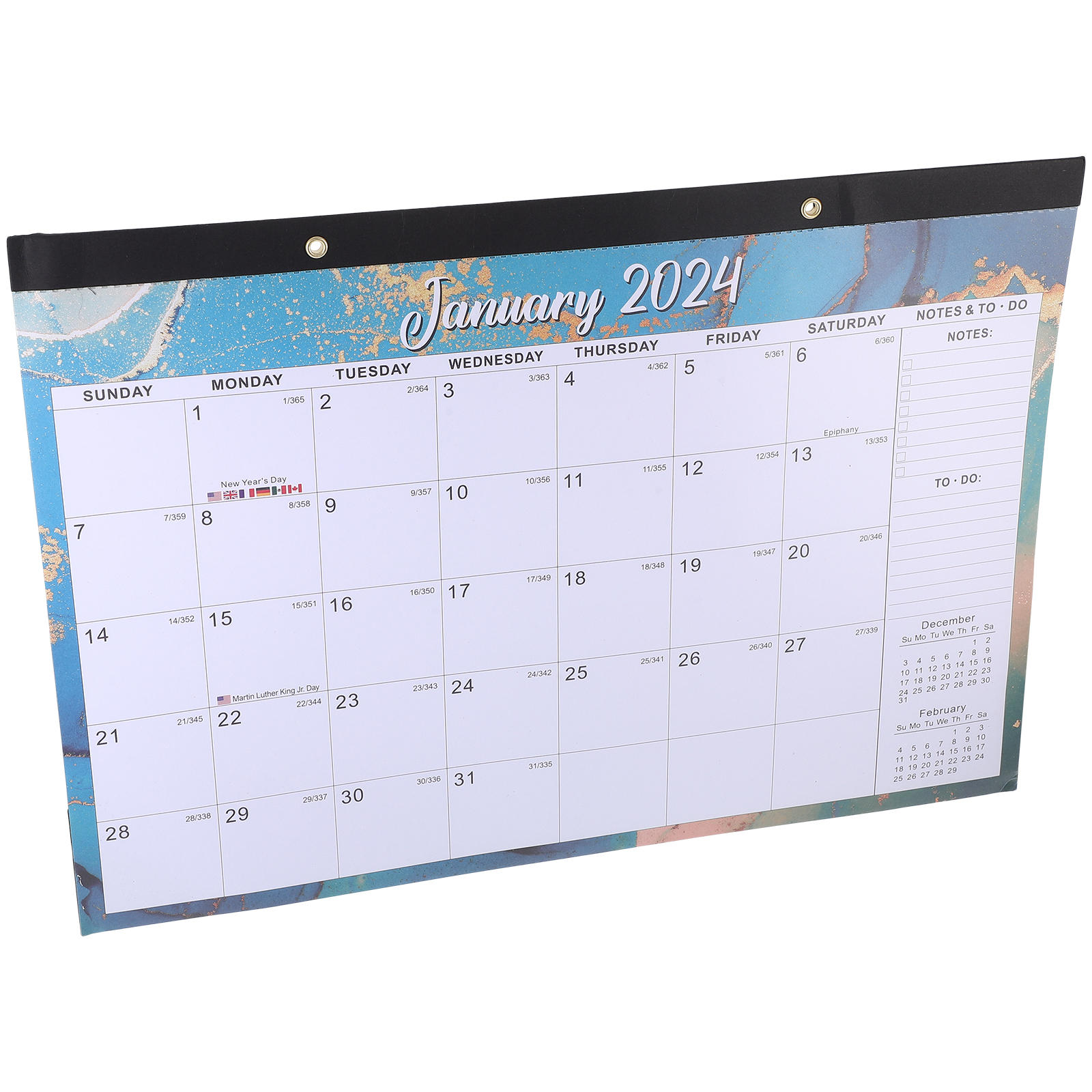 FUEENIRVA Monthly Wall Calendar Multi Color Paper for Home Use and ...