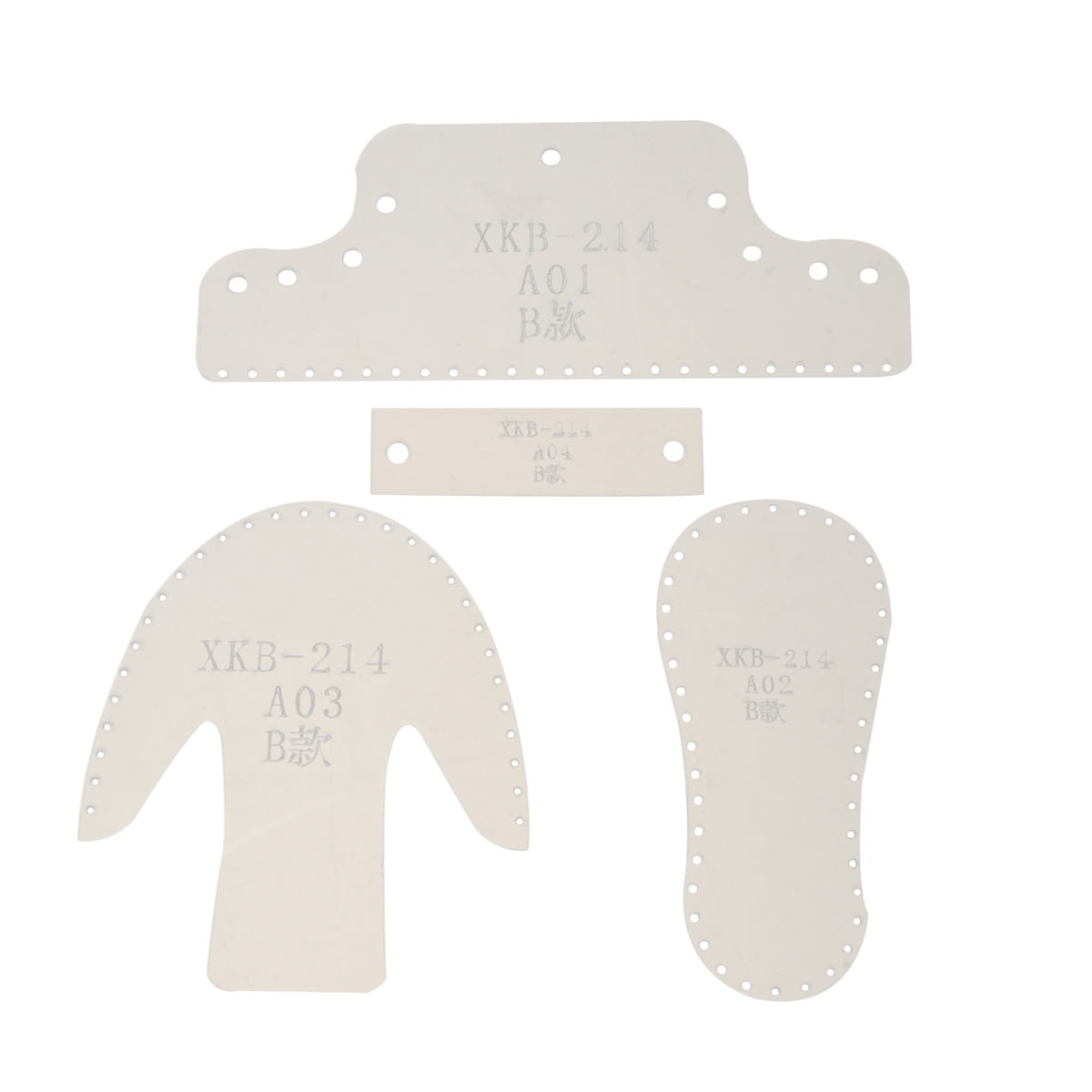 FUEENIRVA 1Set Diy Boots Pendants Template Kit Assorted Color ...