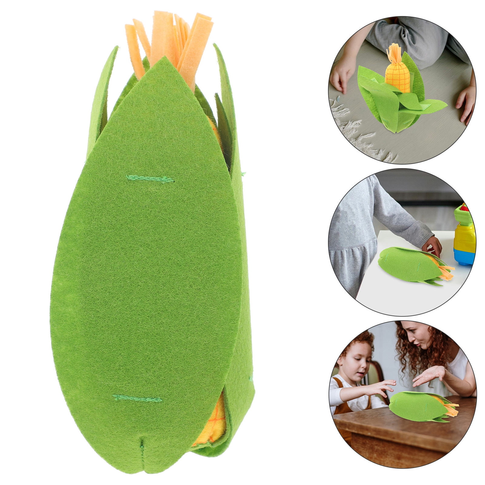 FUEENIRVA 1Set Funny Fabric Corn Toy with MultiColored Textile Craft ...