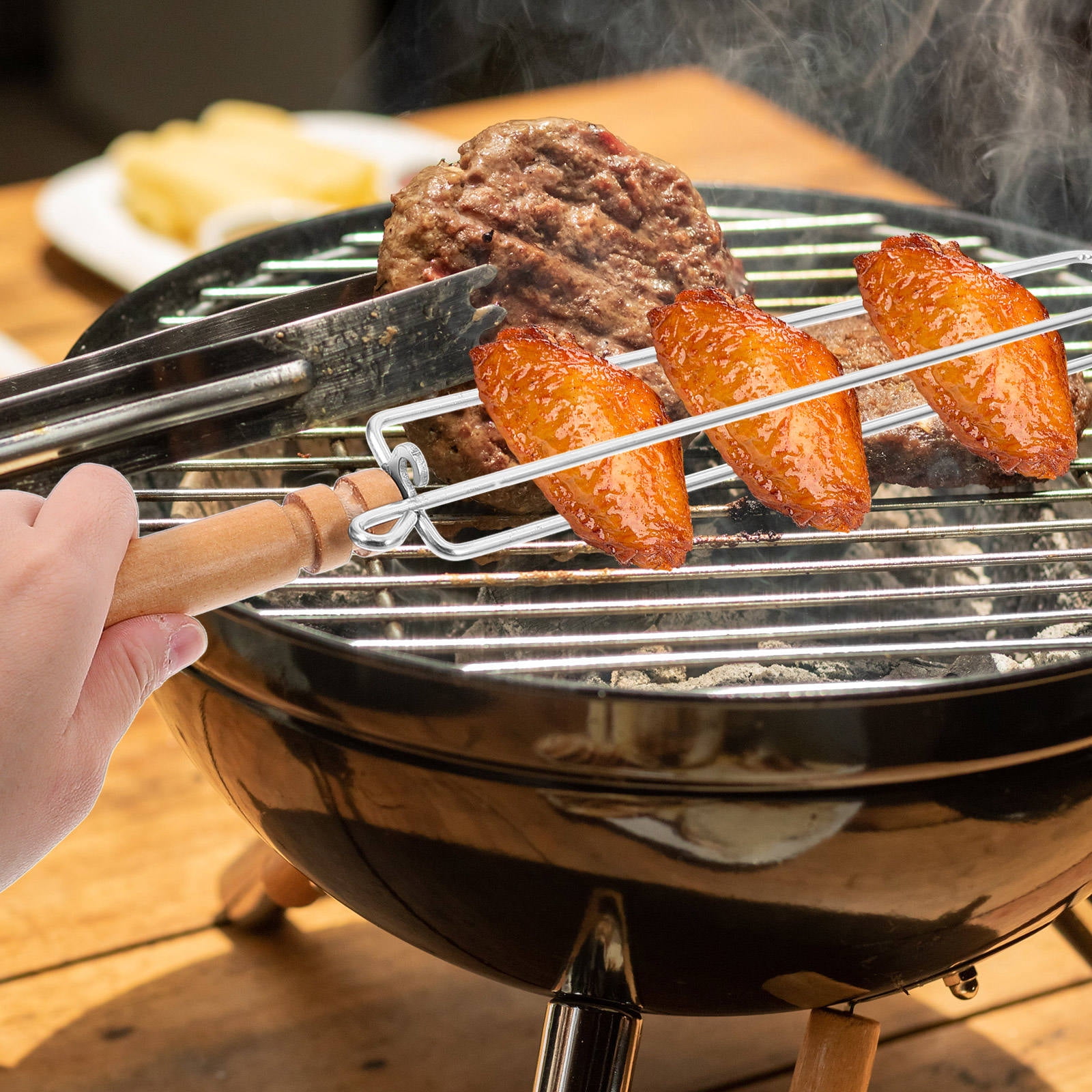 FUEENIRVA 1Set Grill Racks Chicken Grilling Tool With Assorted Color ...