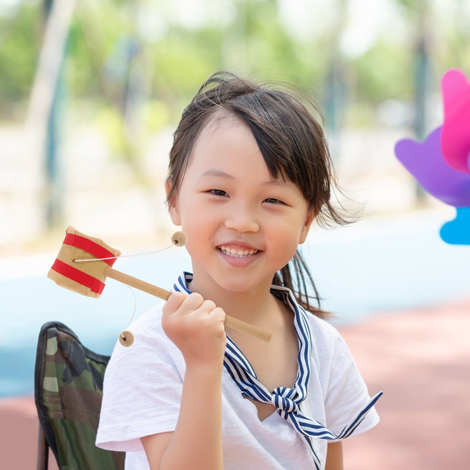 FUEENIRVA 1Set Hand Drums Rattle for Kids Playtime Traditional Chinese ...