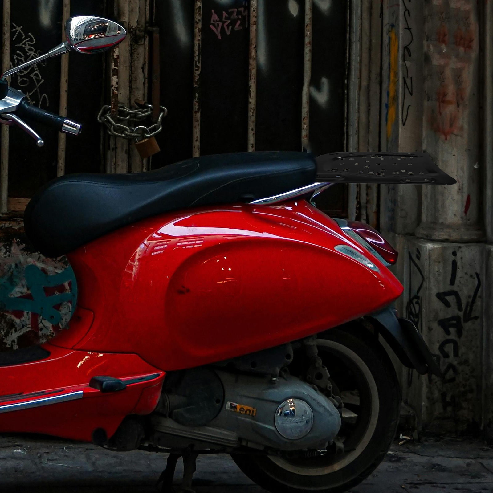 FUEENIRVA 1Set Rectangular Steel Luggage Rack for Motorcycle and ...