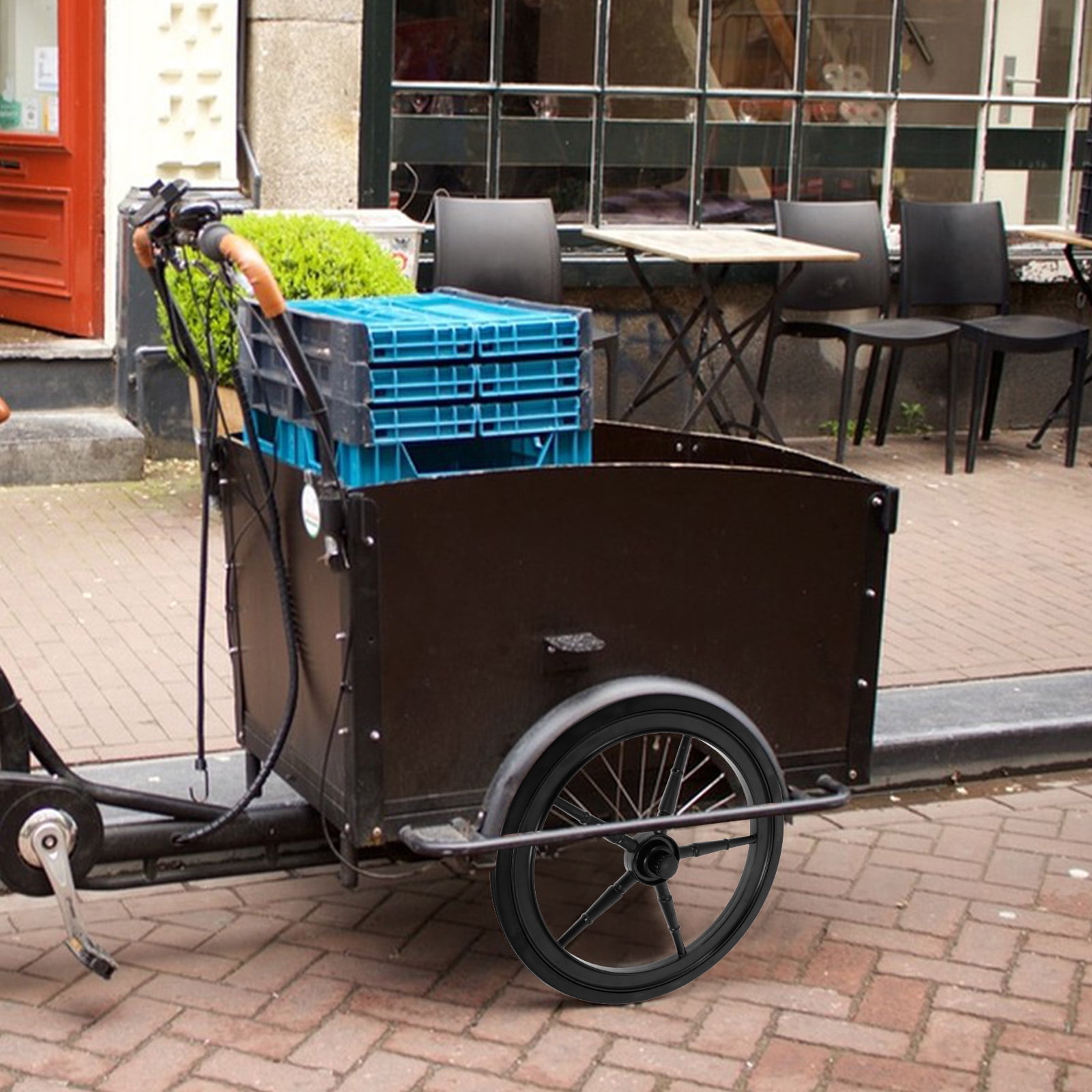 FUEENIRVA 1Set Round Cart Wheel for Work Cart on Wheels with Quiet ...