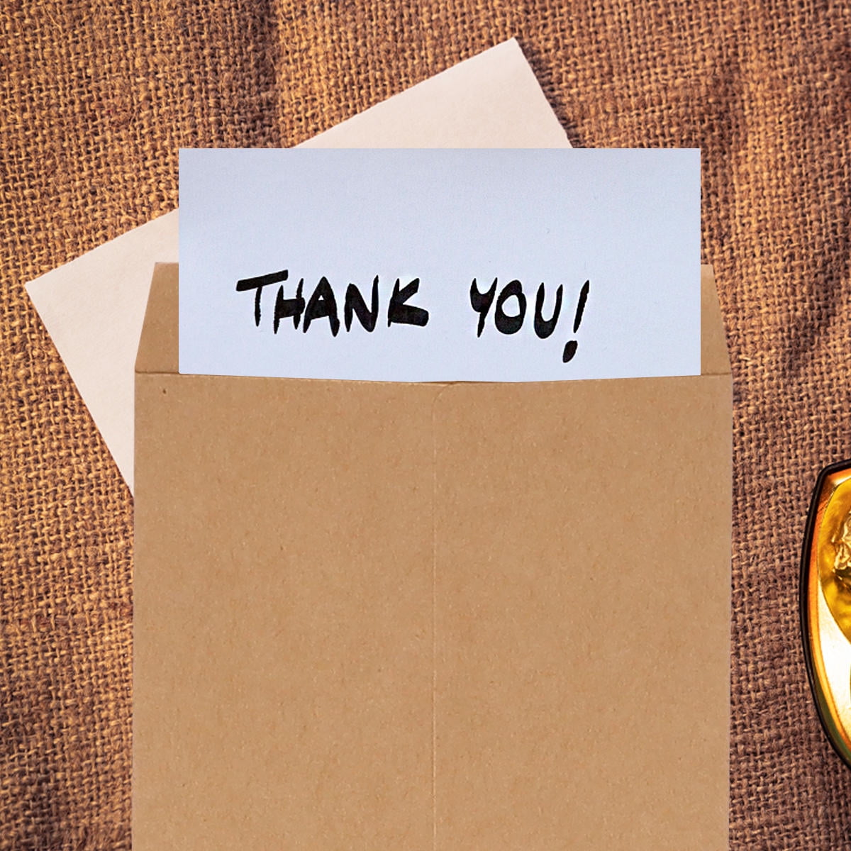 FUEENIRVA 20Pcs Paper Envelopes Thank You Notes present Tags Simple ...
