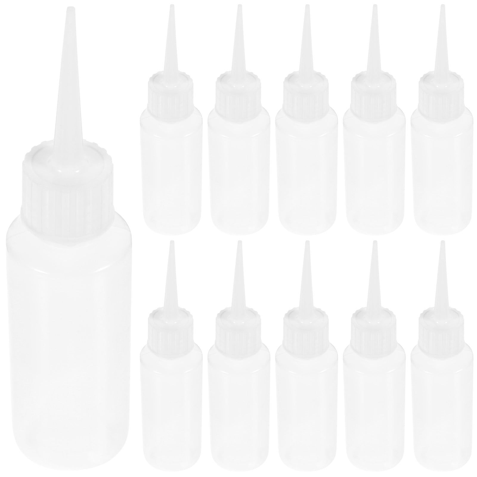 FUEENIRVA 20Pcs Plastic Bottle for Liquid Glue Container with Precision ...