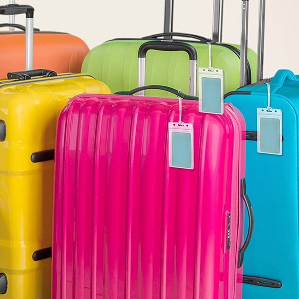 FUEENIRVA 20Pcs Transparent PVC Badge Sleeve For Id Card Protector ...