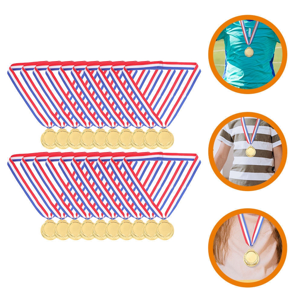 FUEENIRVA 20Set Round Competition Reward Medals Sports Events ...