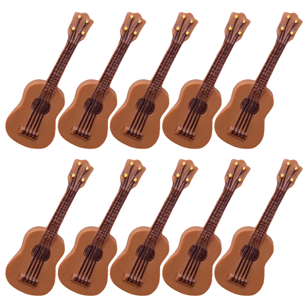 FUEENIRVA 25Pcs Mini Guitar Crafts for Collectors Miniature Guitar ...