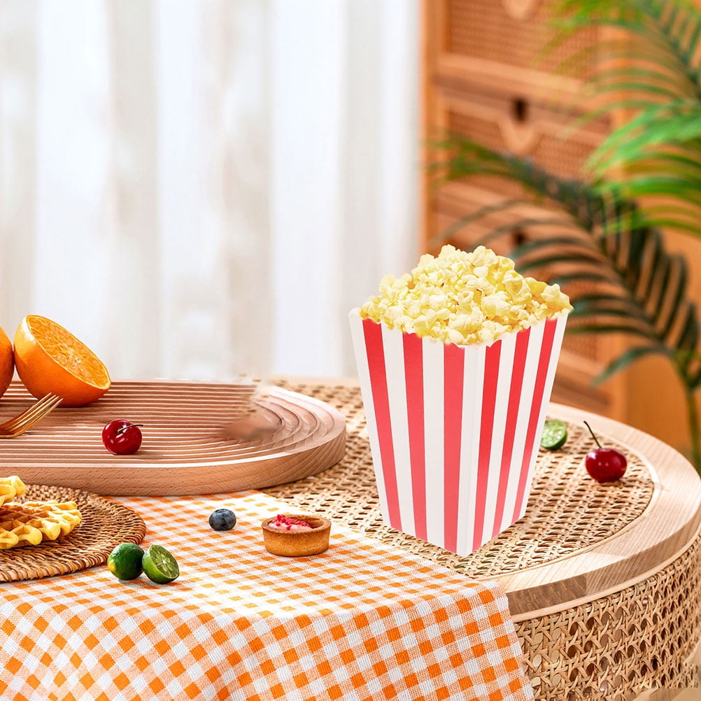FUEENIRVA 25Pcs Popcorn Treat Boxes in Multi Colors for Event ...