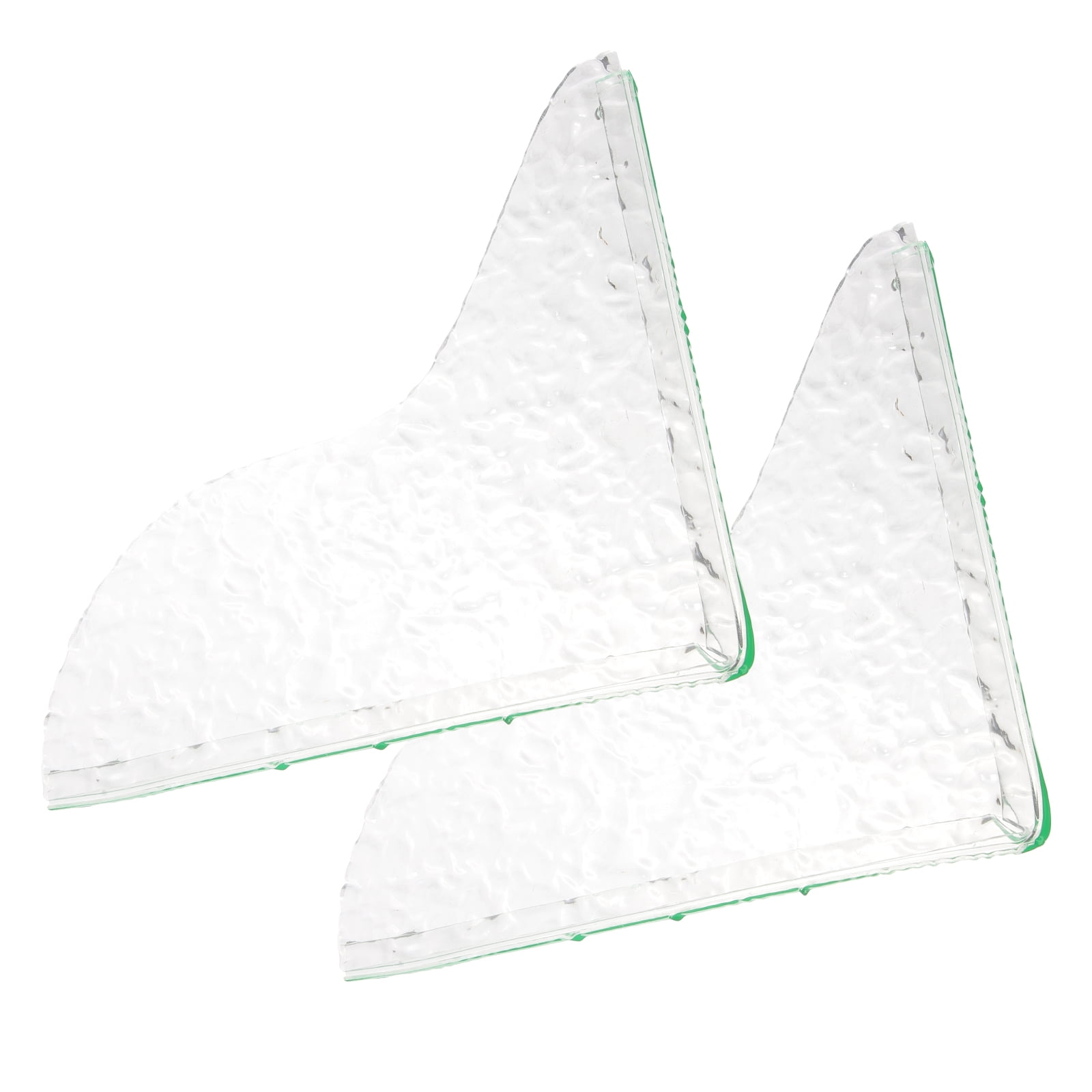 FUEENIRVA 2Pcs Acrylic Shower Corner Water Guard for Kitchen Sinks ...