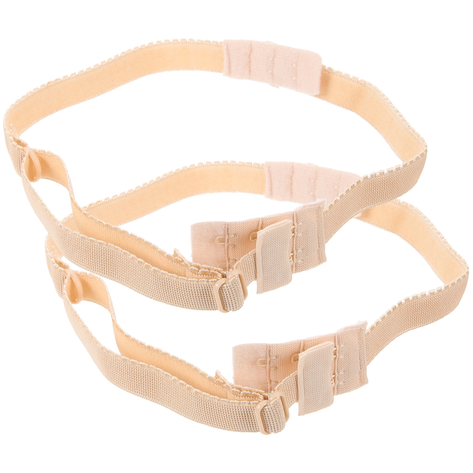 FUEENIRVA 2Pcs Beige Bra Strap Extender Minimalist Design Adjustable ...