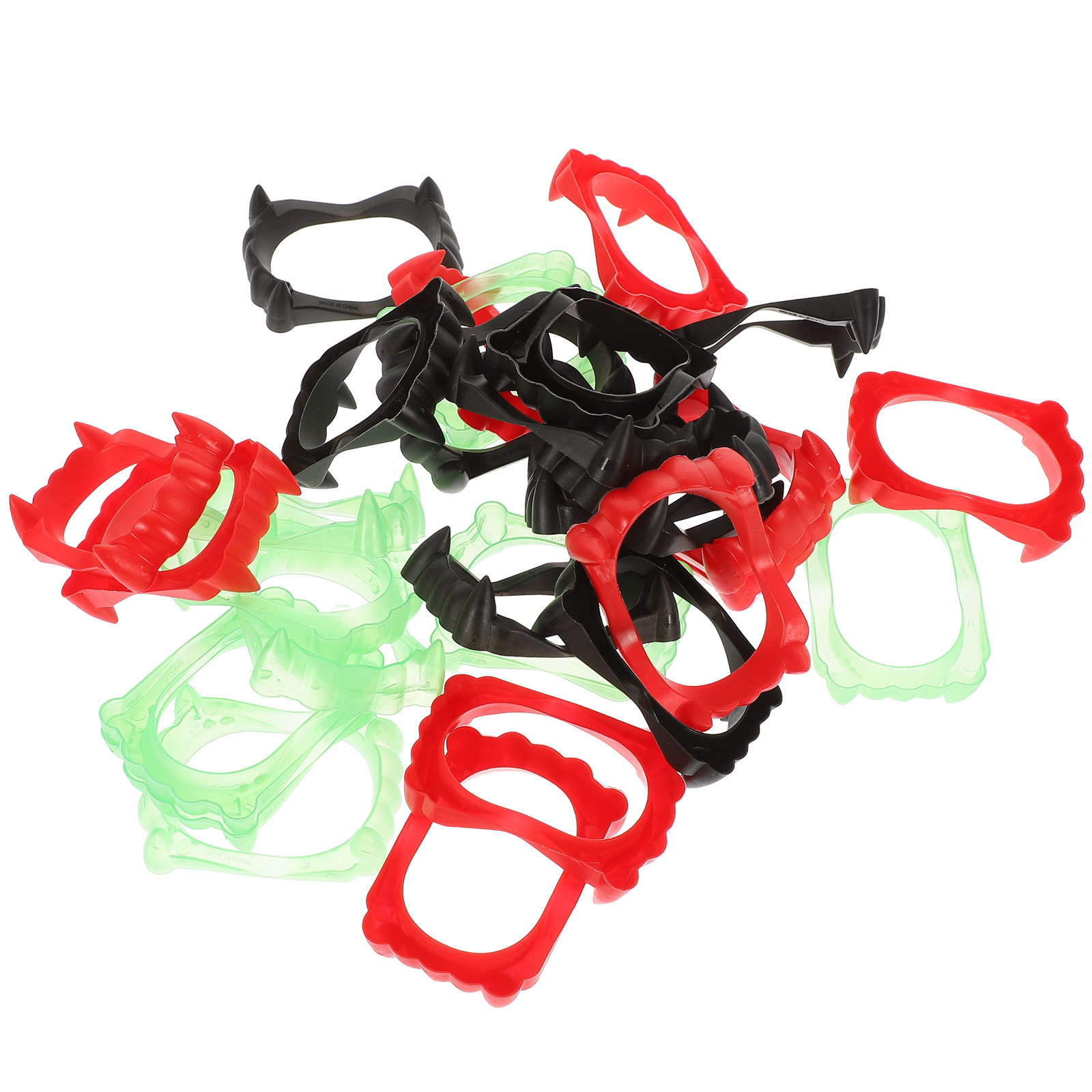 FUEENIRVA 30Pcs Plastic Fake Teeth For All Ages Cosplay And Party Prop ...