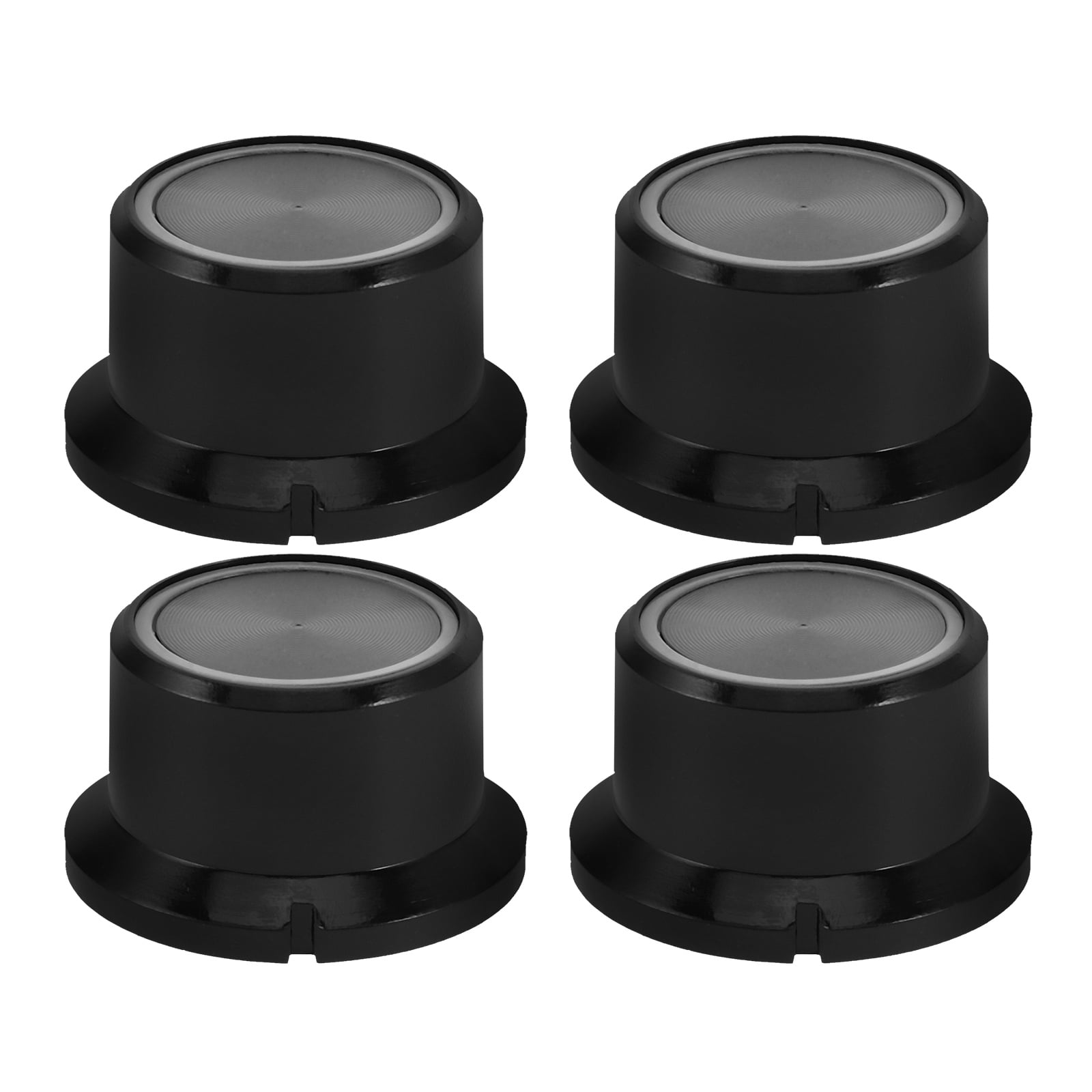 FUEENIRVA 4Pcs Potentiometer Knobs Plastic Black for Audio Devices with Translucent Operation ...
