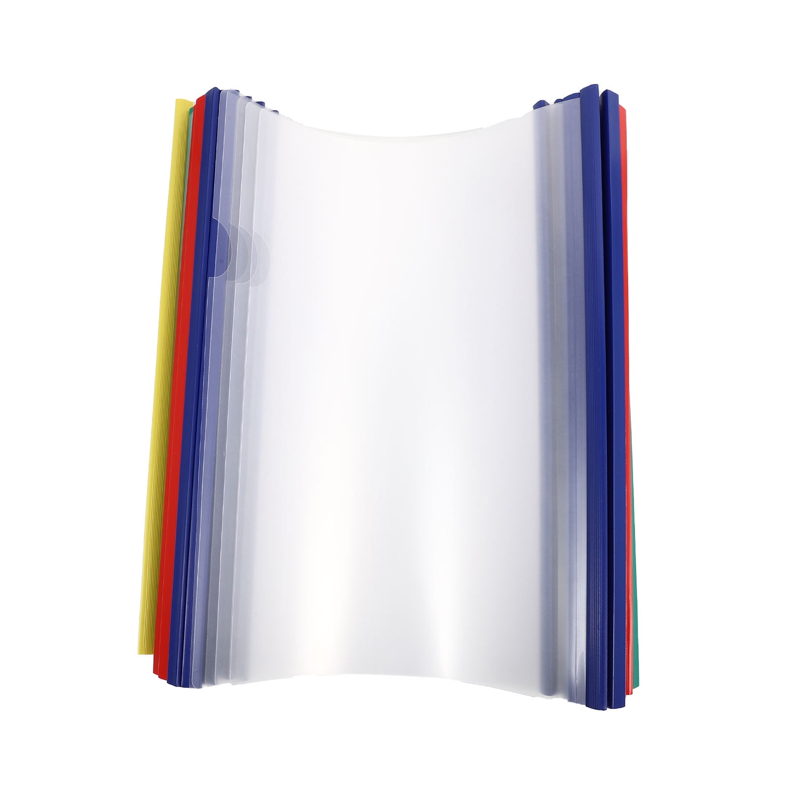 FUEENIRVA 50Pcs Assorted Color Transparent File Folders for School and ...