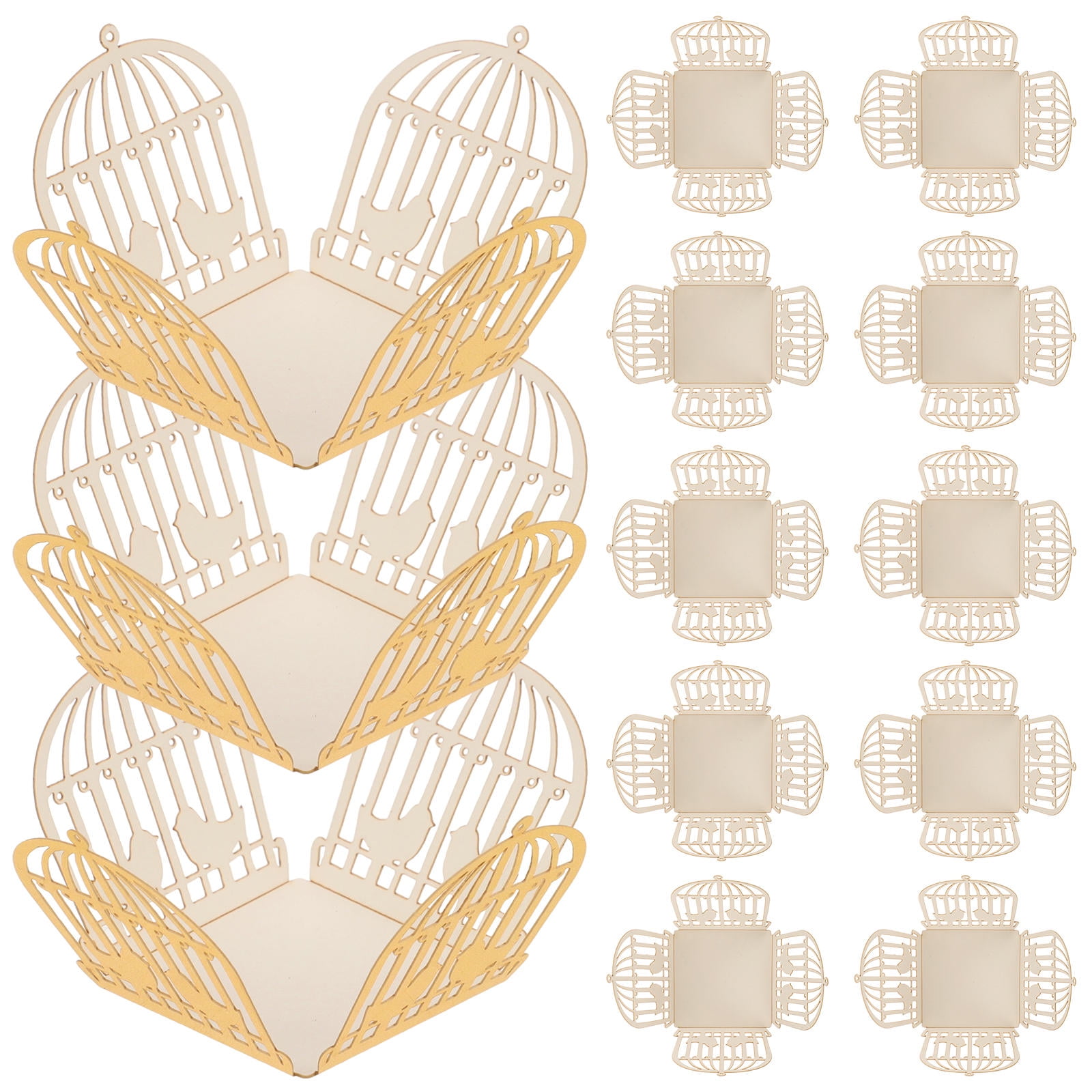 FUEENIRVA 50Pcs Golden Reflective Gold Paper Chocolate Wrappers for ...