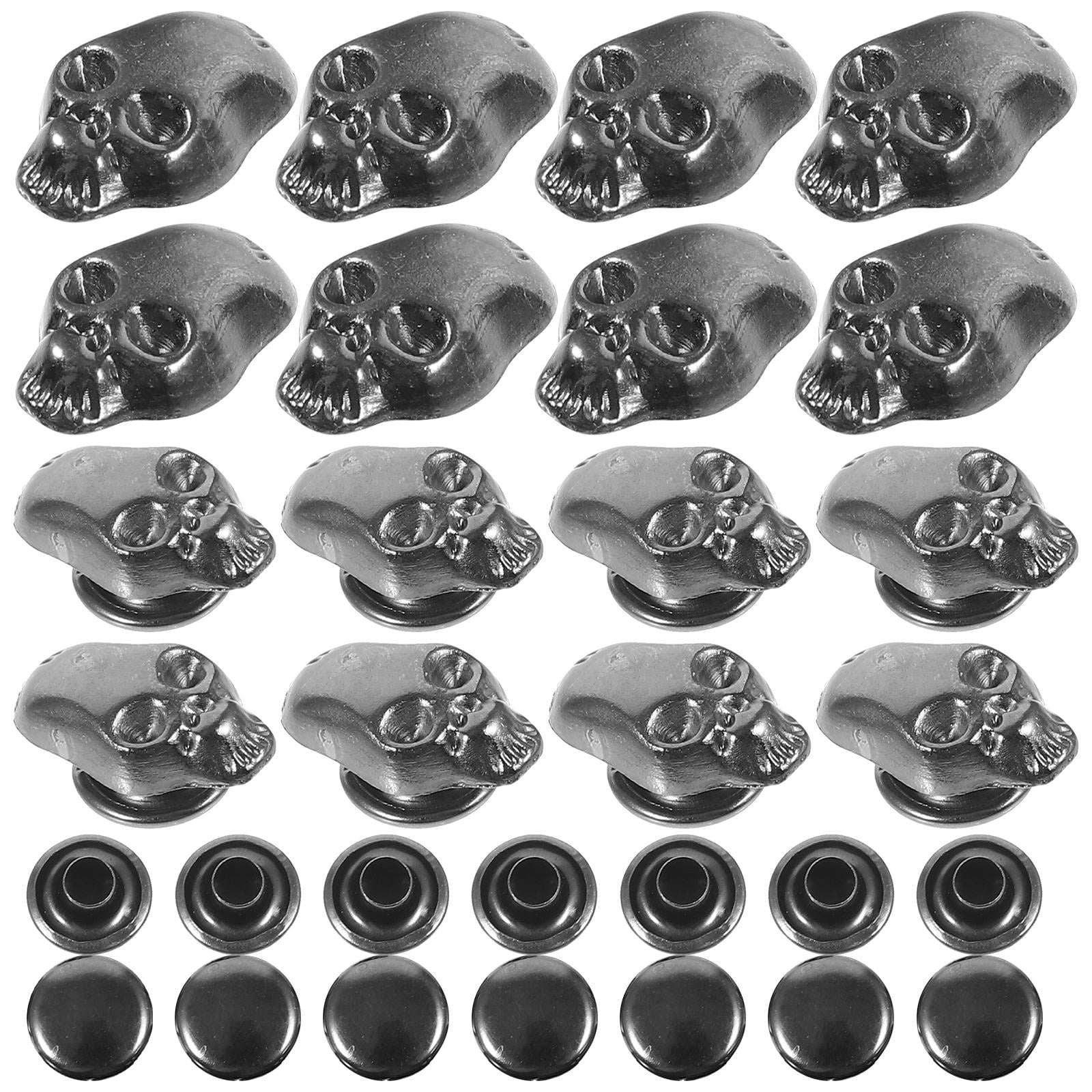 FUEENIRVA 50Set DIY Rivet Kit with Skull Rivets for Jewelry and ...