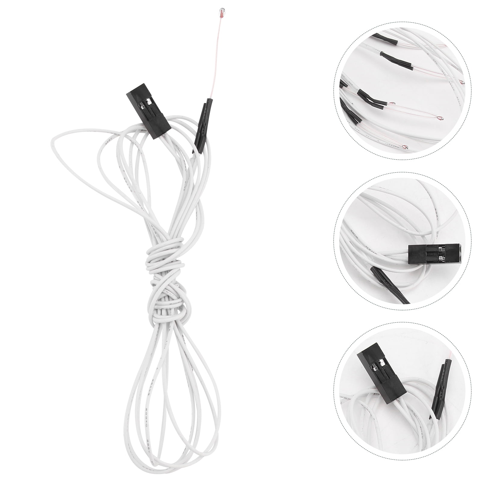 FUEENIRVA Ntc Thermistor Temperature Sensor White 5Pcs 3.9 X 2.0 X 1.2 ...