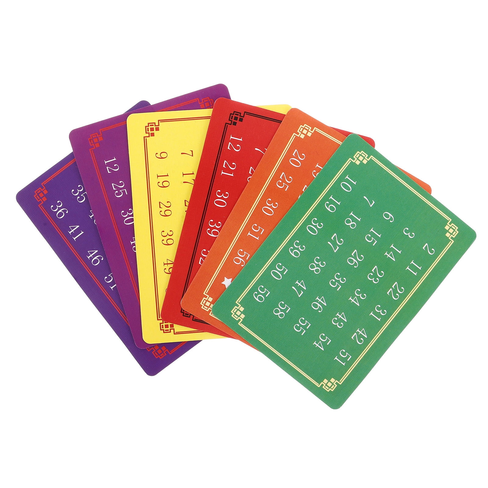 FUEENIRVA 5Sets Telepathic Number Cards Assorted Color Mind Reading For ...
