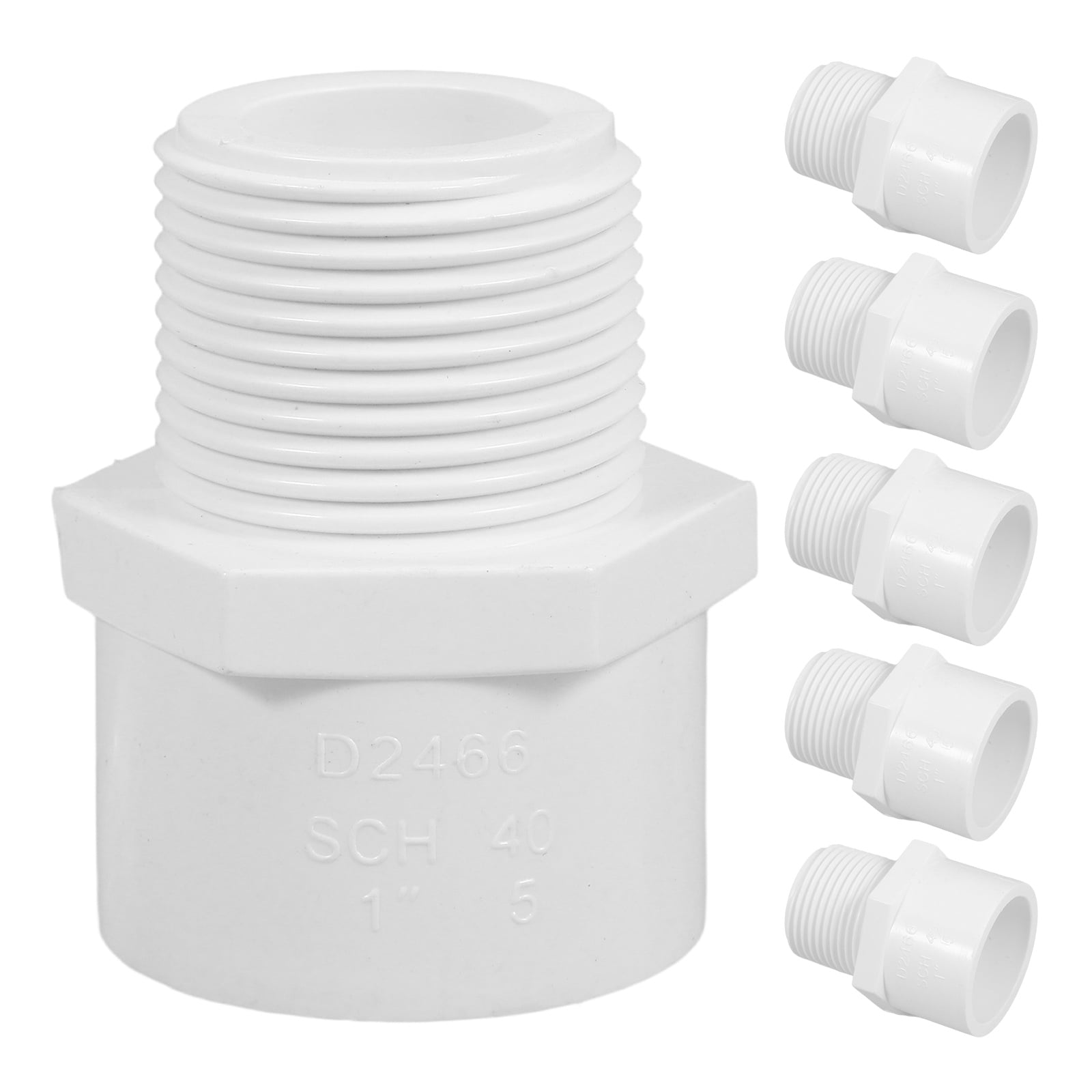 FUEENIRVA Versatile PVC Pipe Fittings for Home and Industrial Use 6Pcs ...