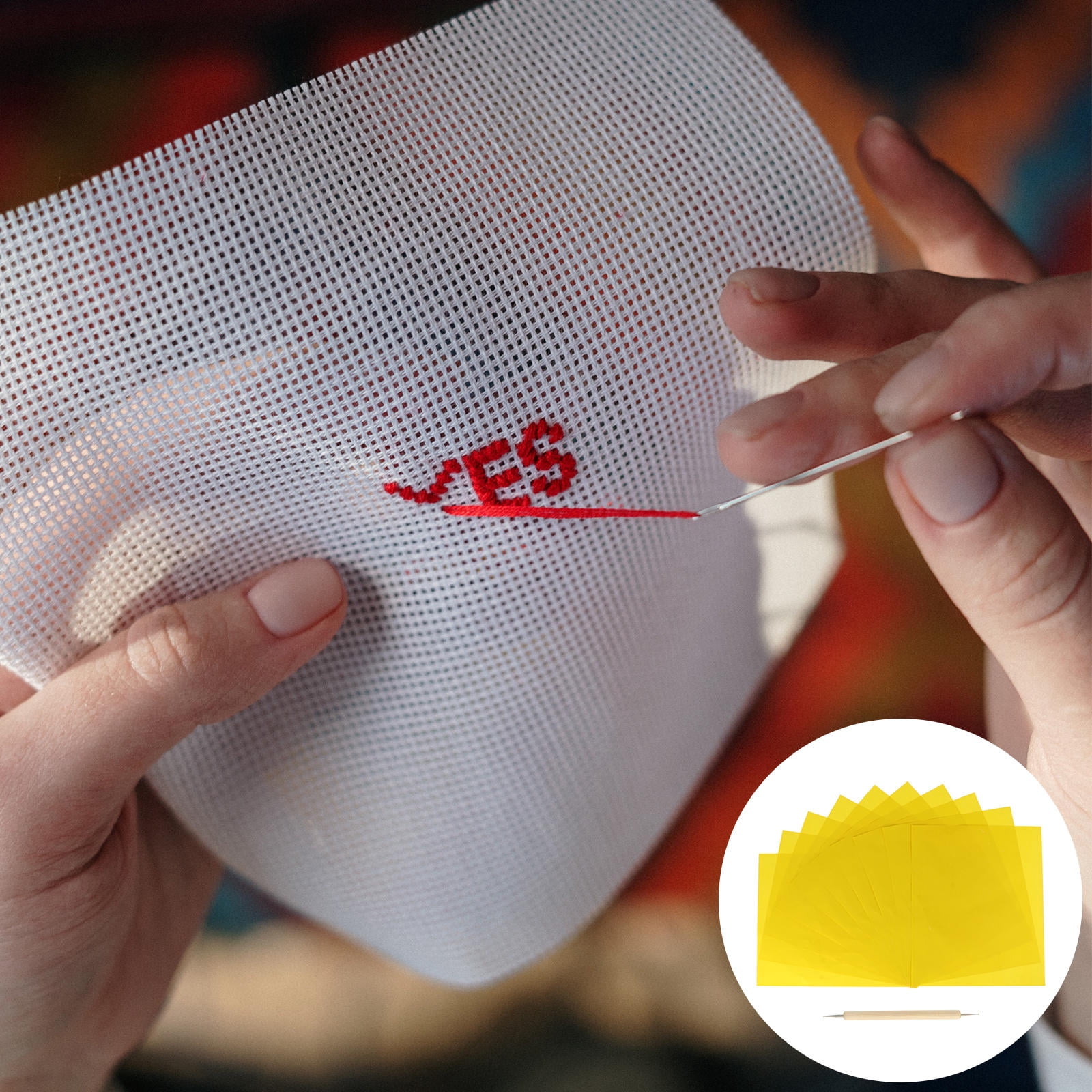 FUEENIRVA Color Tracing Paper Yellow Paper 10-Pcs for Pattern Transfer ...