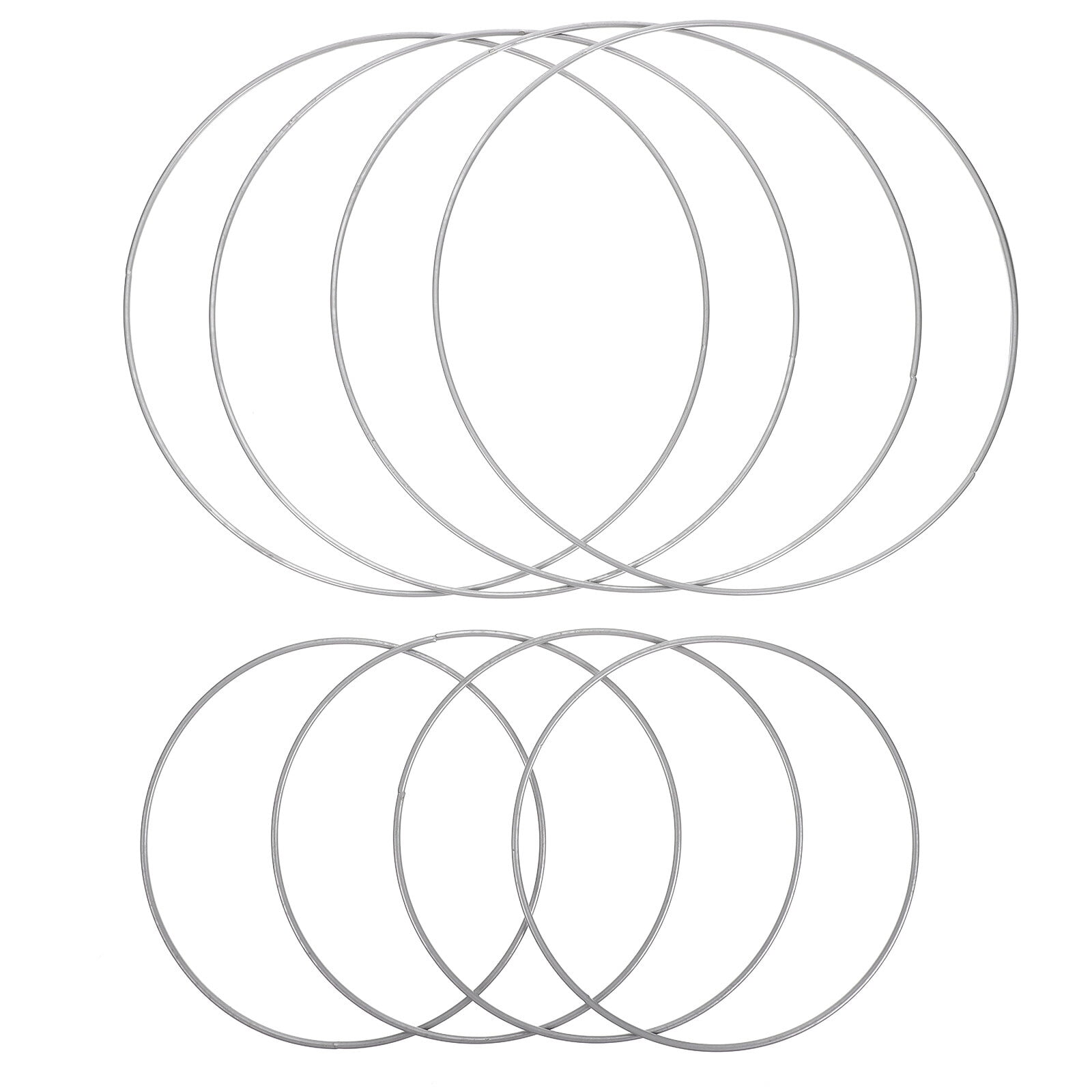 FUEENIRVA Wreath Hoops Metal Flower Wreath Iron 8Pcs - Walmart.com