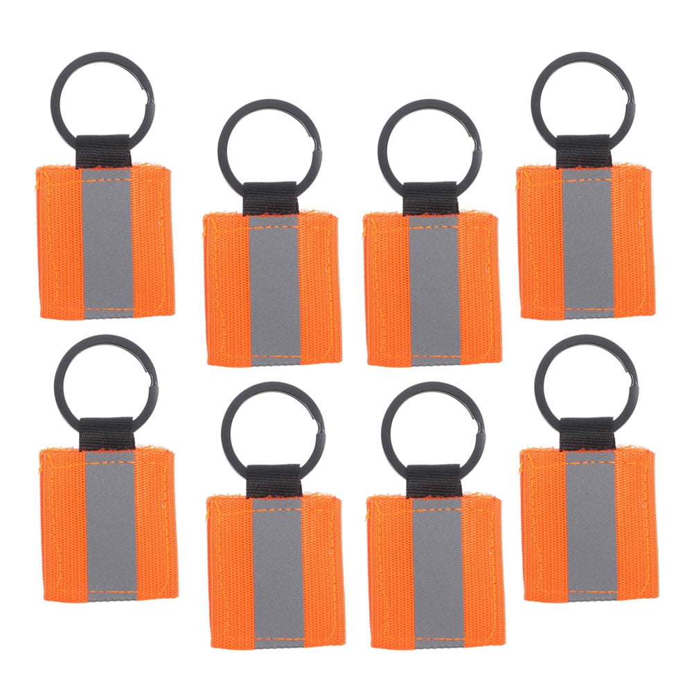 FUEENIRVA 8Pcs Reflective Keychain for High Visibility and Gear ...