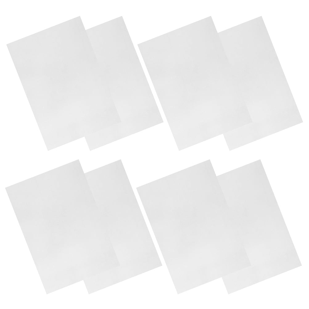 FUEENIRVA 8Pcs Thin Plastic Sheets For Crafts Heat Shrinkable Film ...