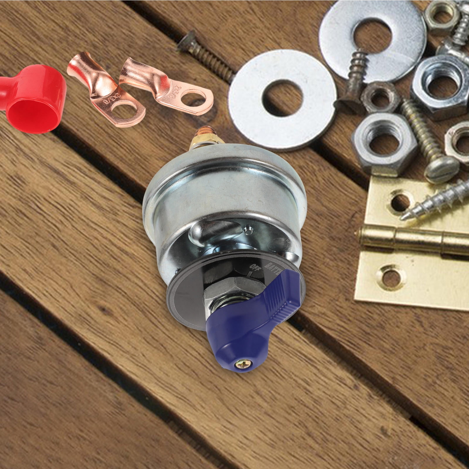 FUEENIRVA Battery Shut Off Switch Silver 1Set For Vehicle Owners And ...