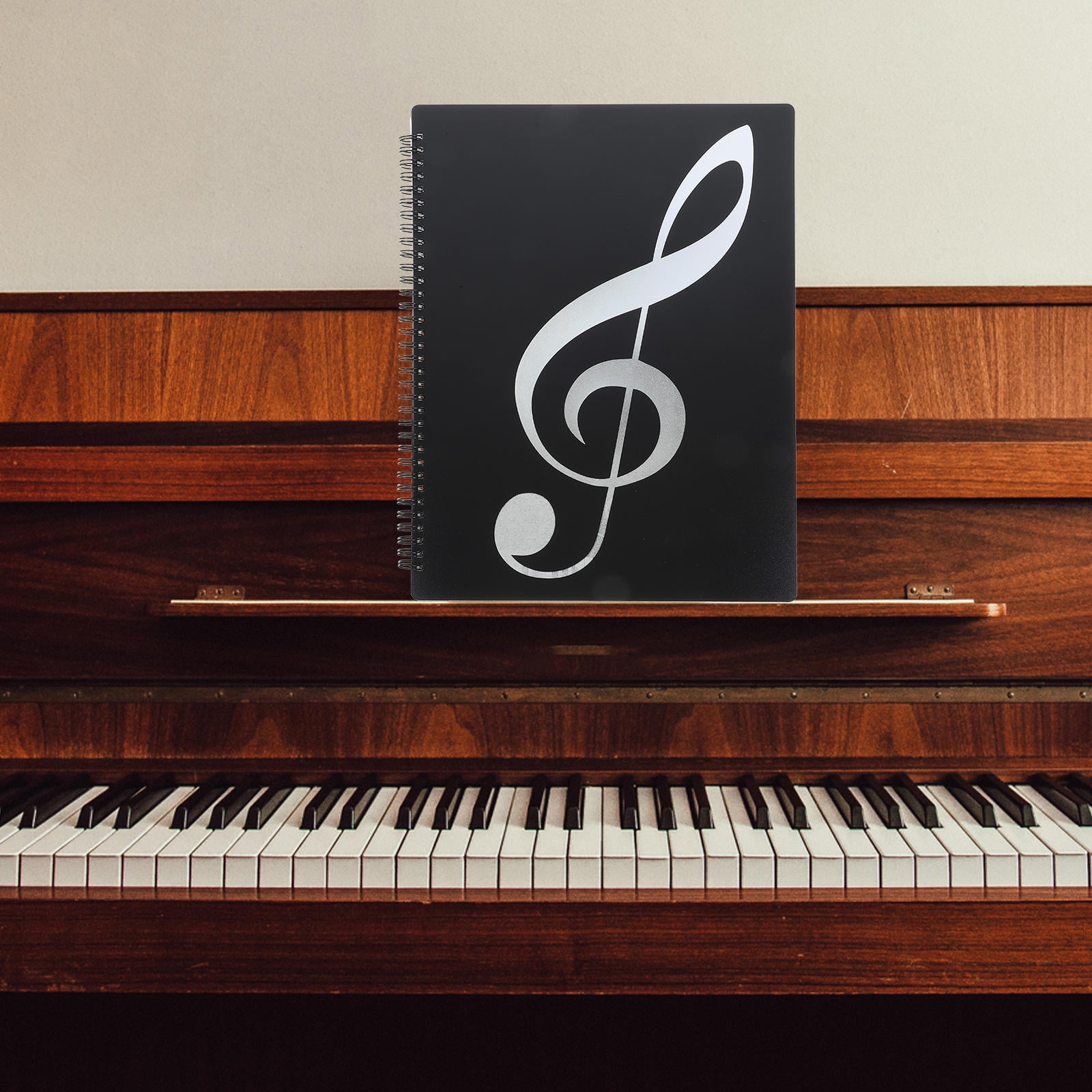 FUEENIRVA Black Music Folder for File Storage Made of PP and Aluminum ...