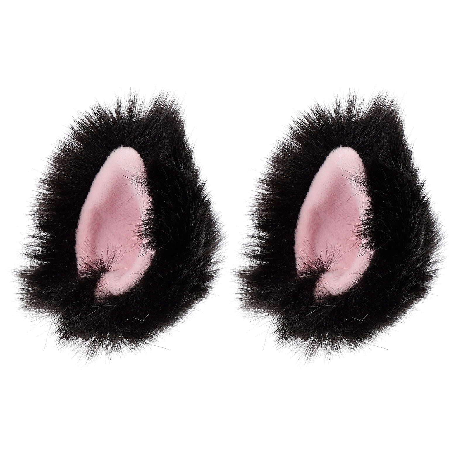 FUEENIRVA Cat Ears Hair Clips 1 Pair Cute Cat Ears Style for Cosplay ...