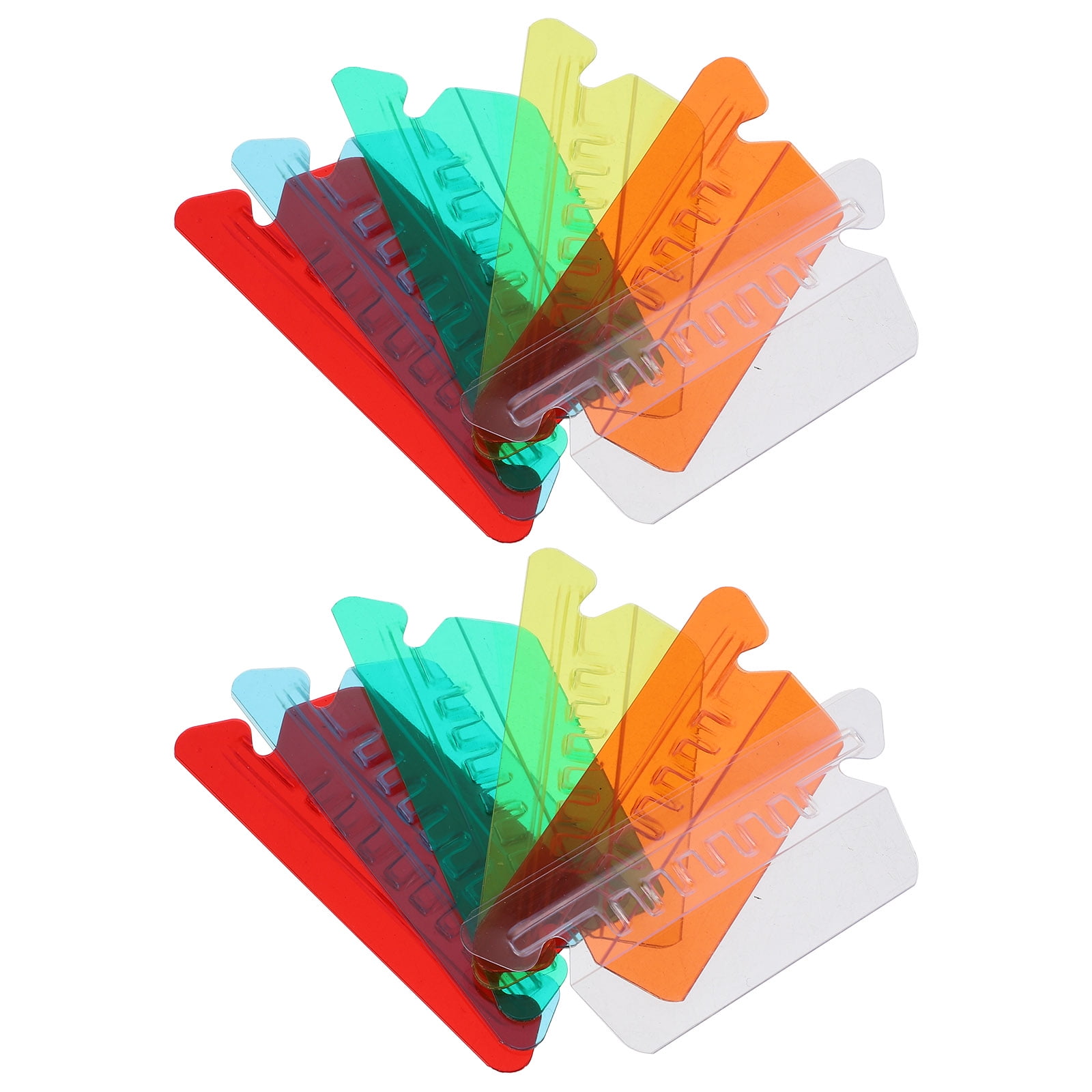 FUEENIRVA Clear Tabs for Hanging File Folders 120 x File Folder Tabs ...