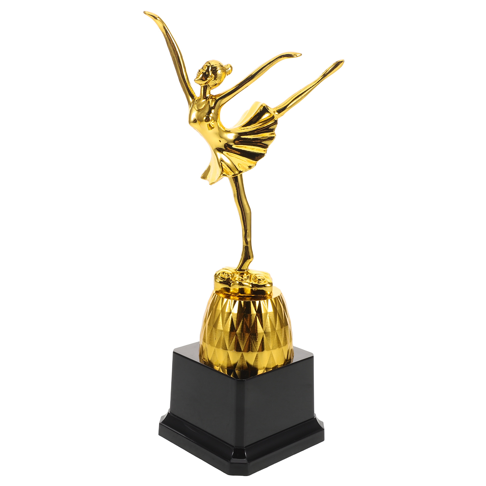 FUEENIRVA ce Trophy Golden Plastic Elegant Design for Awards and ...