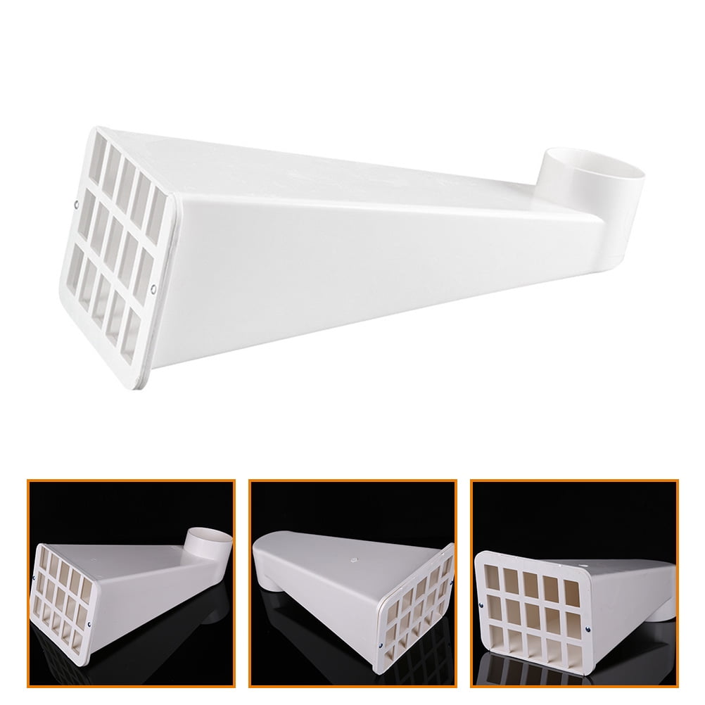 FUEENIRVA PVC Rain Gutter Diverter with Side Mount Adapter for ...