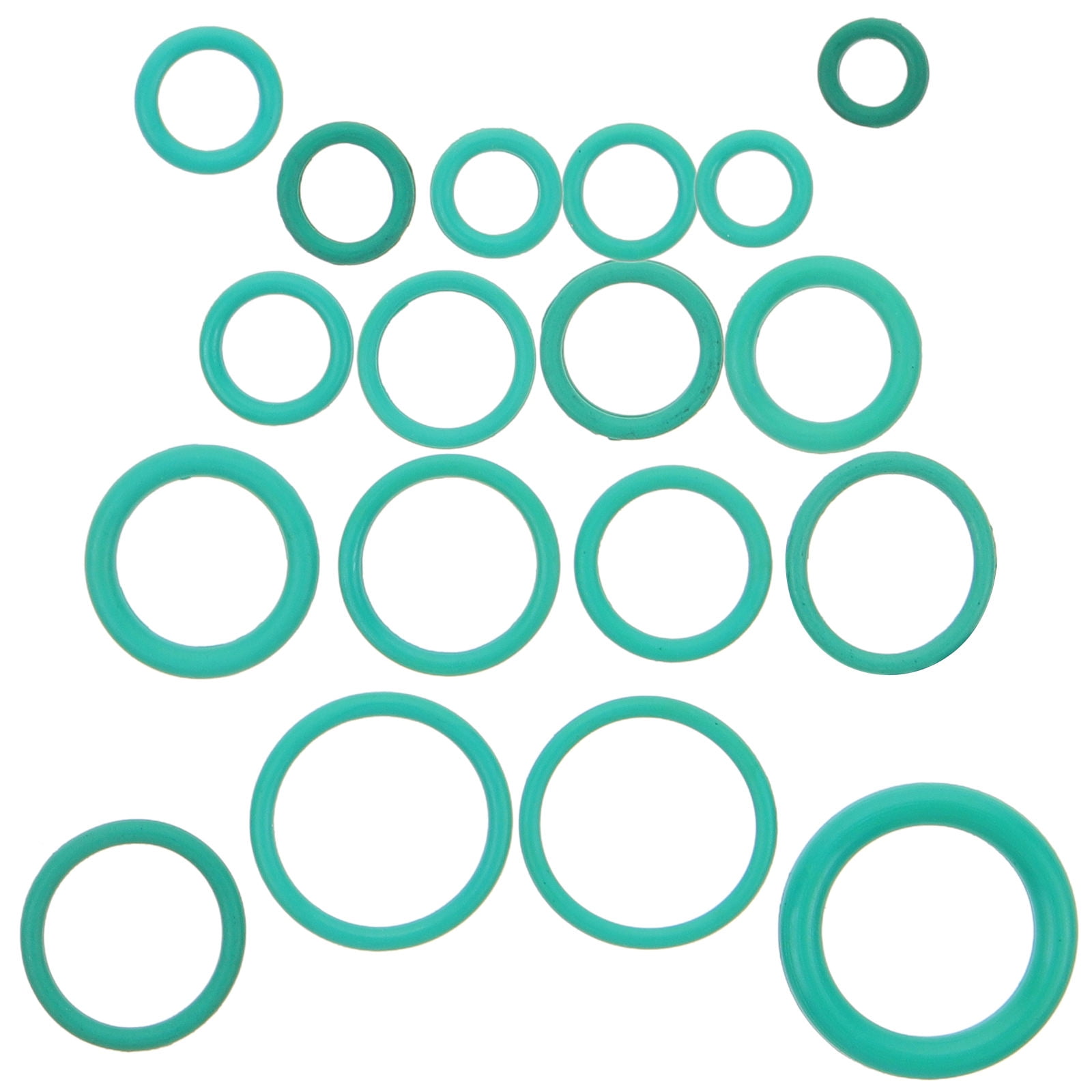 FUEENIRVA Fueenirva Gasket Material 270Pcs Green O Shaped Butyl Rubber ...