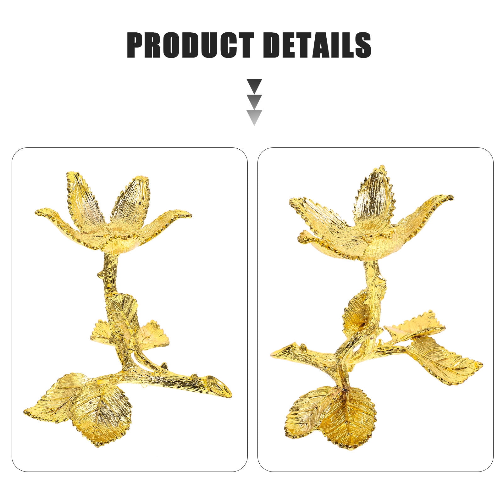 FUEENIRVA Golden Crystal Sphere Stand 9.00X7.00X6.00CM Simple Design ...