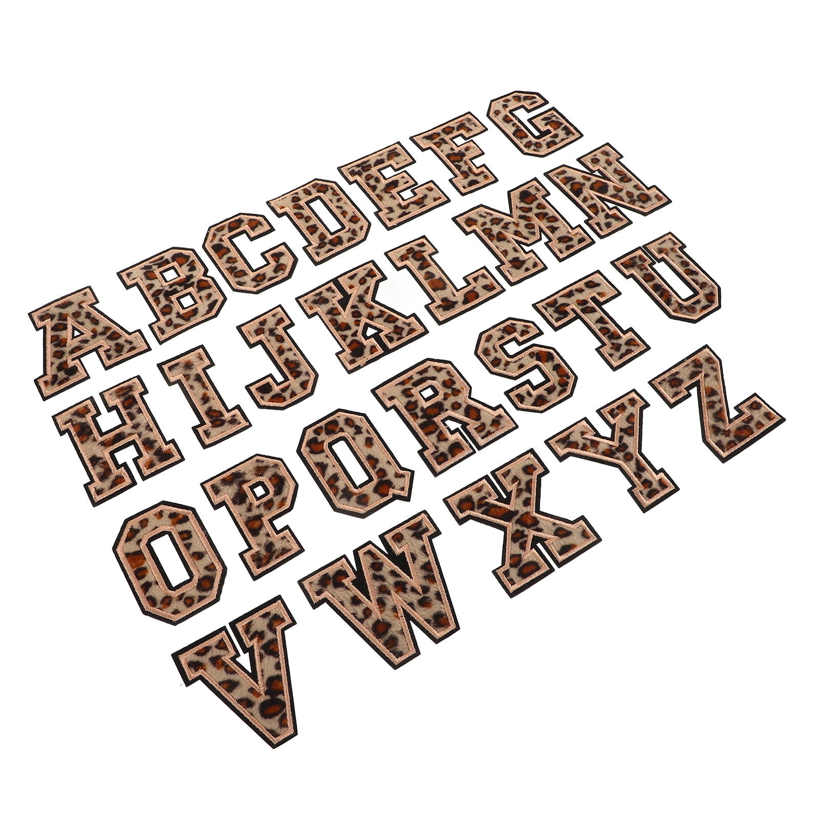 FUEENIRVA Fueenirva Light Brown Heat Transfer Letters 26 Pack ...