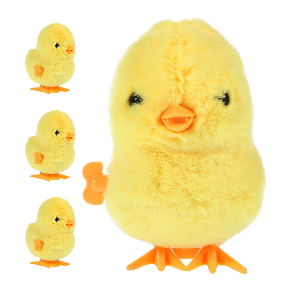 FUEENIRVA animal toys Jumping Chickens Yellow 4Set - Walmart.com
