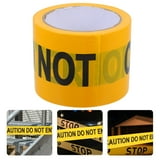 FUEENIRVA No Entry Tape 1 Roll Yellow Warning Safety Tape for Workers ...