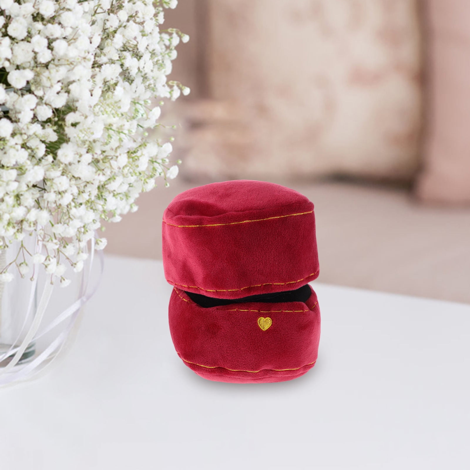 FUEENIRVA Ring Stuffed Toy Ring Plush PP Cotton Red 1 Set - Walmart.com