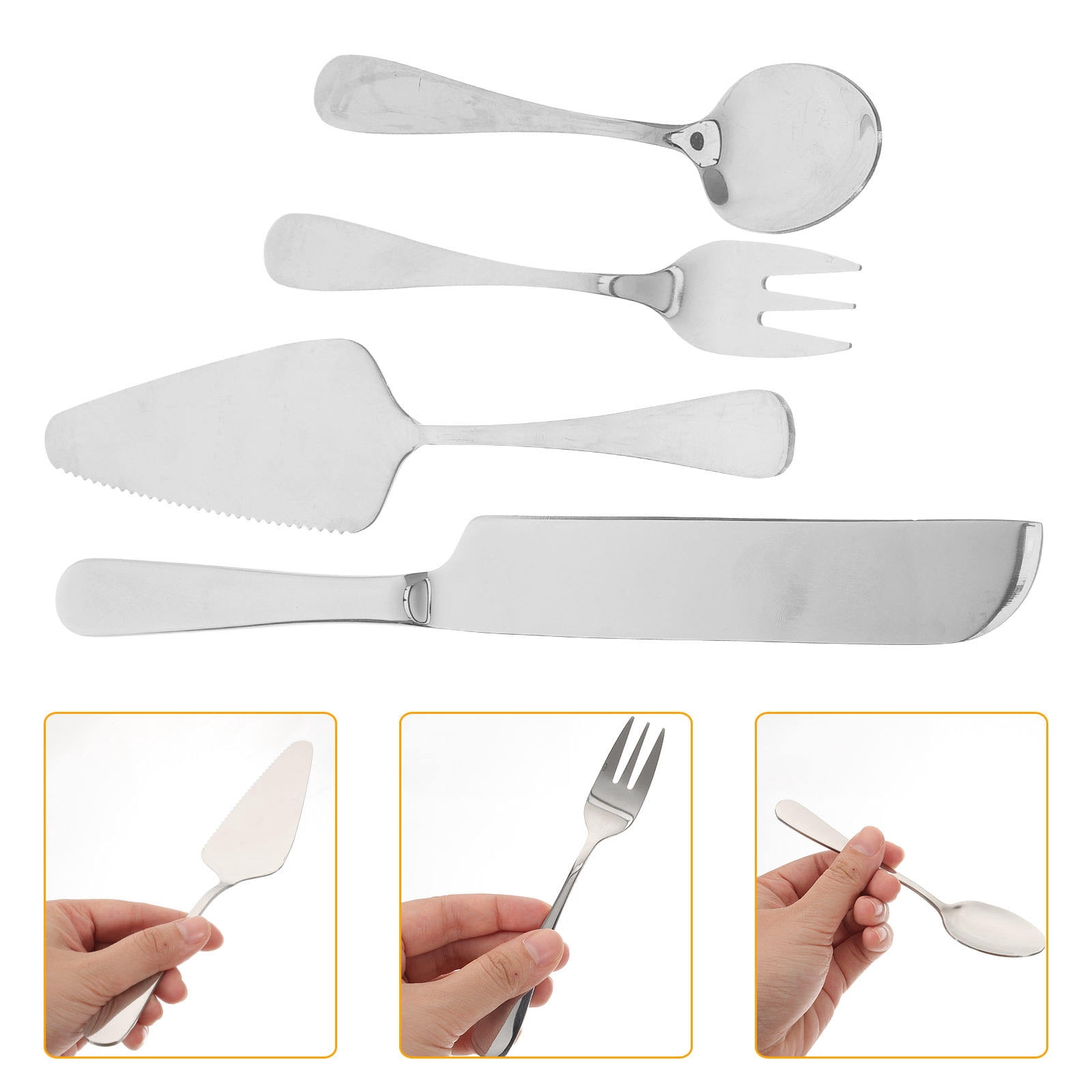 FUEENIRVA Stainless Steel Cake Baking Tools 14Pcs Set for Wedding and ...